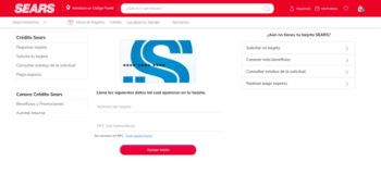Crédito Departamental Sears. ¿Cómo solicitarlo en línea?